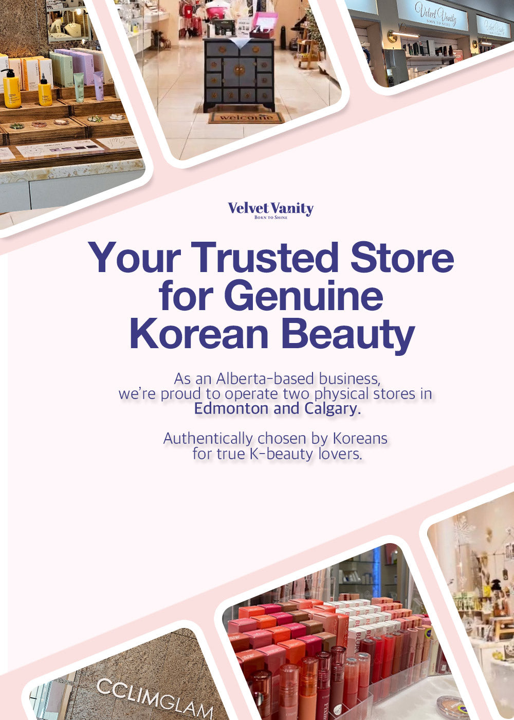 Velvet Vanity - Born to Shine Korean Skincare accessiories